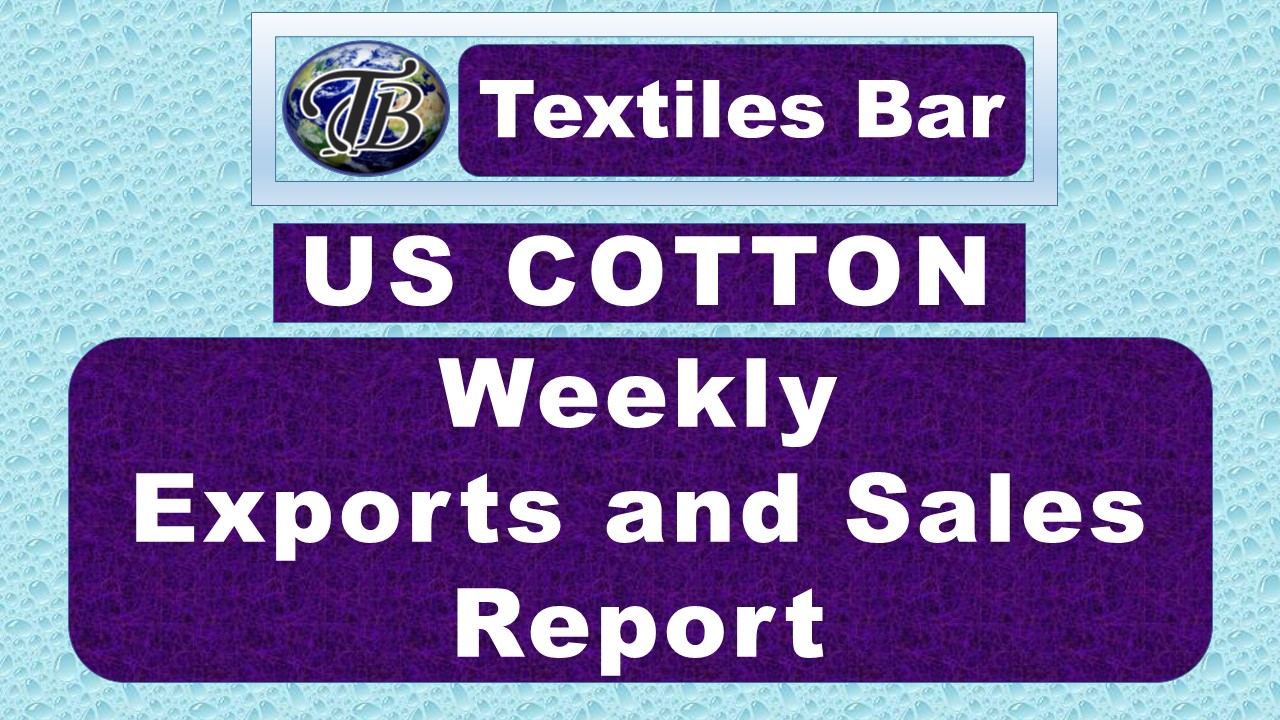 US Cotton Weekly Sales Report - Textiles Bar